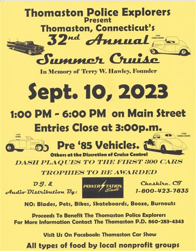 Thomaston Recreation Department: Thomaston Car Show